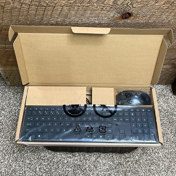 HP | Computers, Laptops & Parts | Hp Black Cheddar Wired Keyboard Mouse ...